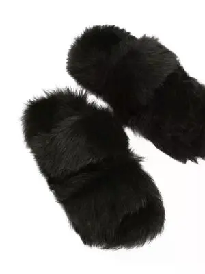 Dolce & Gabbana Shearling Slides