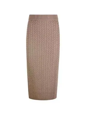 Max Mara Cable-knit Midi Skirt