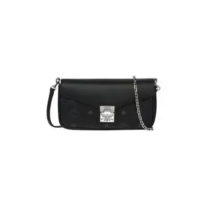 Mcm Tracy Vi Leather Mix Mini Crossbody Bag