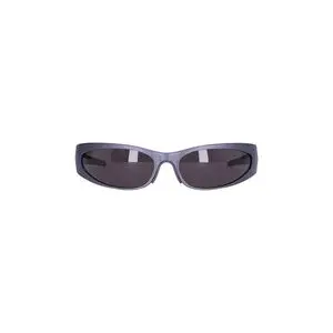 Balenciaga Reverse Xpander 2.0 Rectangle Sunglasses - Grey