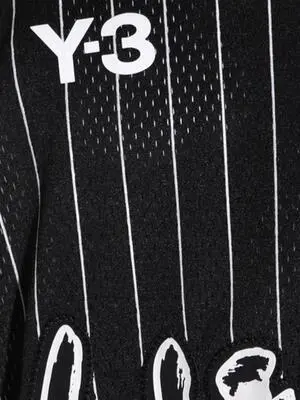Y3 Sleeveless Jersey With Striped Pattern