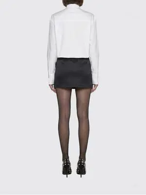 Attico Pleated Detail Shirt Dress