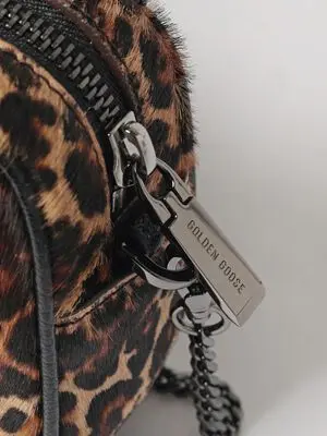 GOLDEN GOOSE Leopard Print Crossbody Bag