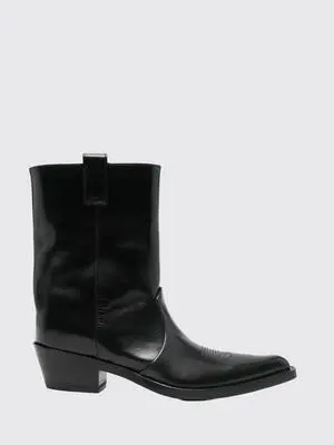 Women's Leather Ankle Cowboy Boots