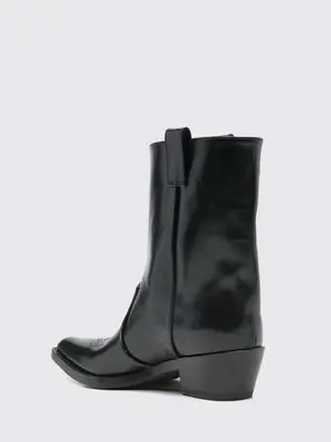 Khaite Leather Boots - Black