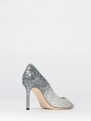 JIMMY CHOO Glitter Pumps - Silver