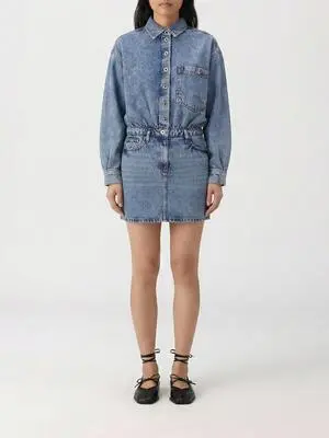 Patrizia Pepe Denim Shirtdress - Blue