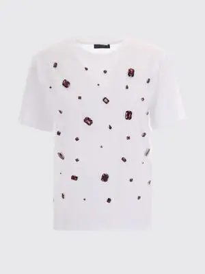 Liu Jo Embroidered Crystal T-shirt