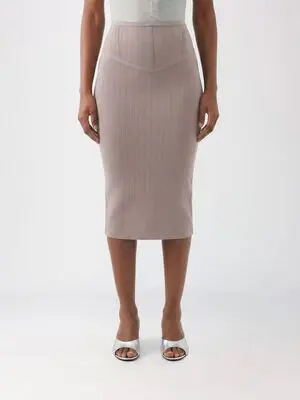 Patrizia Pepe Jersey Midi Skirt