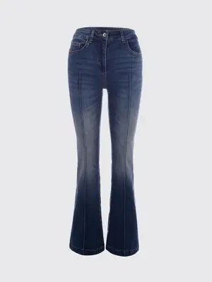 Patrizia Pepe Stretch Denim Flared Jeans