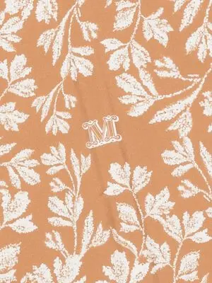 Max Mara Printed Silk Foulard - Brown