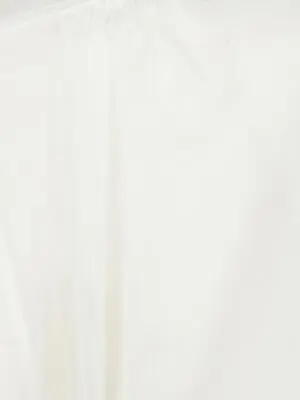 FORTE_FORTE Sleeveless Cotton Silk Shirt - Beige