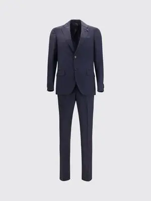 LARDINI Single-breasted Virgin Wool Suit