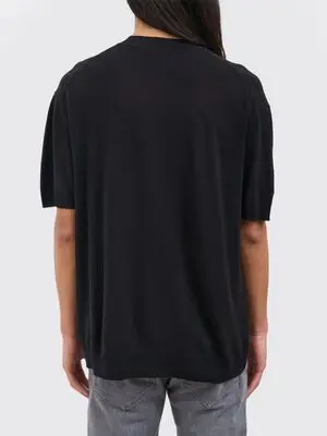 PAOLO PECORA Cotton Oversized T-shirt - Black