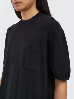 PAOLO PECORA Cotton Oversized T-shirt - Black