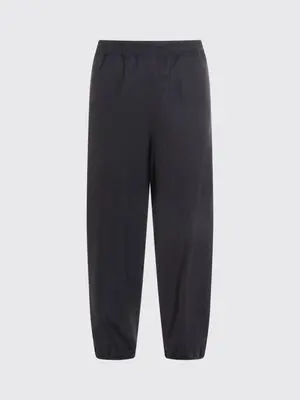 Moschino Checked Wool Blend Jogger Trousers - Grey