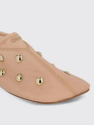 Chloé Rita Studded Ballerinas - Beige