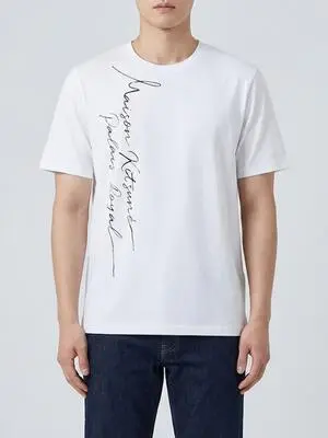 Maison Kitsuné Cotton T-shirt With Logo
