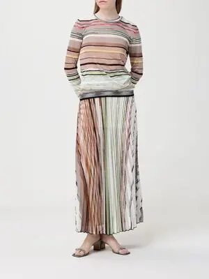 Missoni Pleated Maxi Skirt - Multicolor
