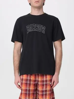 BARROW Cotton T-shirt With Logo - Black