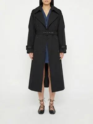 Women's Black Trench Coats