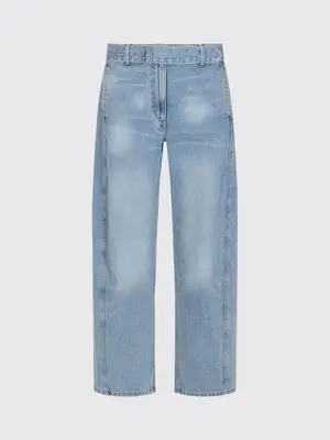 Magda Butrym High Rise Wide Leg Jeans - Blue