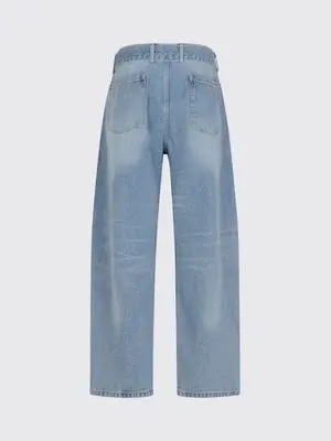 Magda Butrym High Rise Wide Leg Jeans - Blue