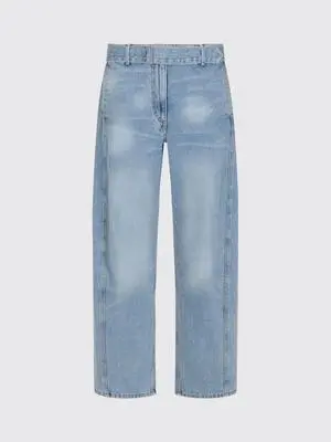Magda Butrym Cotton Denim Wide Leg Jeans