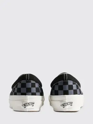VANS Checked Slip-on Sneakers - Grey
