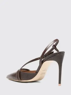 MALONE SOULIERS Valeria Lizard Print Leather Slingback Pumps