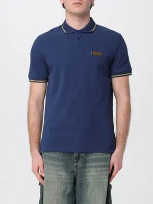 Versace Cotton Polo Shirt With Logo