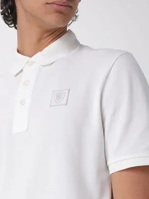 BLAUER. Polo Shirt With Logo Detail