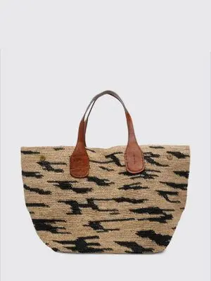 IBELIV Laza Ii Jacquard Raffia Tote Bag