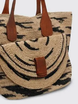 IBELIV Laza Ii Jacquard Raffia Tote Bag