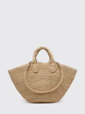 IBELIV Handwoven Raffia Tote - Nude