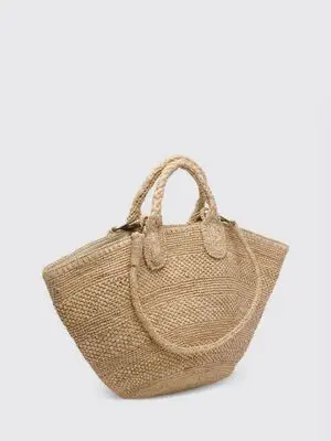 IBELIV Handwoven Raffia Tote - Nude