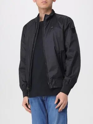 BLAUER. Nylon Bomber Jacket - Black