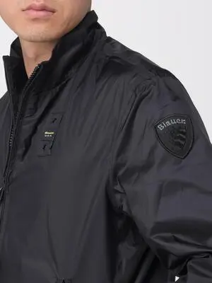 BLAUER. Nylon Bomber Jacket - Black