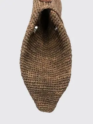 IBELIV Lahady Raffia Handbag - Brown