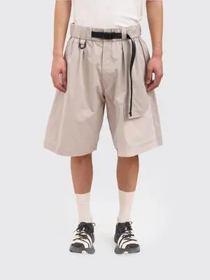 Y3 Cotton Sport Shorts - Beige