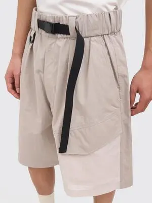 Y3 Cotton Sport Shorts - Beige