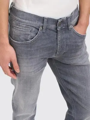 DONDUP Stretch Denim Slim Fit Jeans - Grey