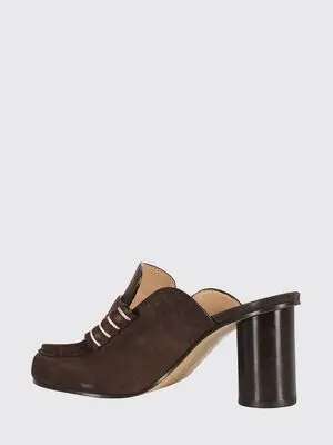 JW Anderson Suede Heeled Mules - Brown
