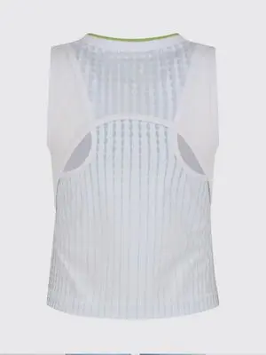 Casablanca Technical Fabric V-neck Top
