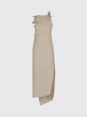 Coperni Asymmetric Linen Dress