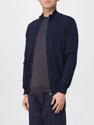 KANGRA Zip Up Cardigan - Blue