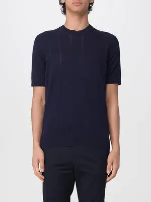 KANGRA Cotton Crew Neck Pullover - Blue