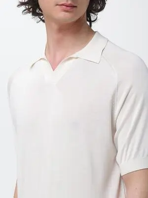 KANGRA Silk And Cashmere Knit Polo Shirt