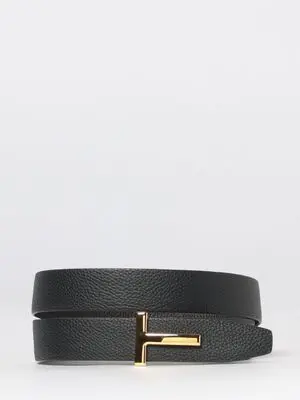 TOM FORD Logo Belt - Brown