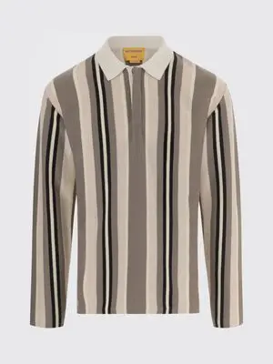 Guest In Residence Striped Cashmere Polo Shirt - Red